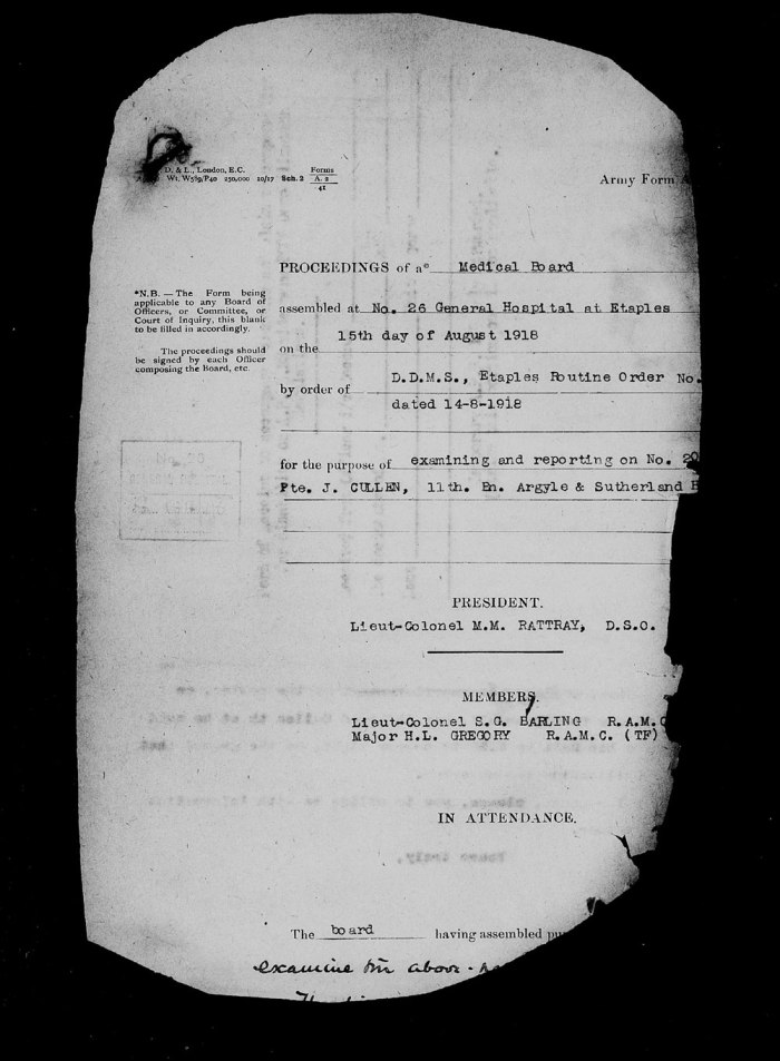 The Scottish Mutineer James Cullen – Communist Red Flags at Etaples Mutiny