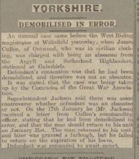 The Scottish Mutineer James Cullen – Communist Red Flags at Etaples Mutiny