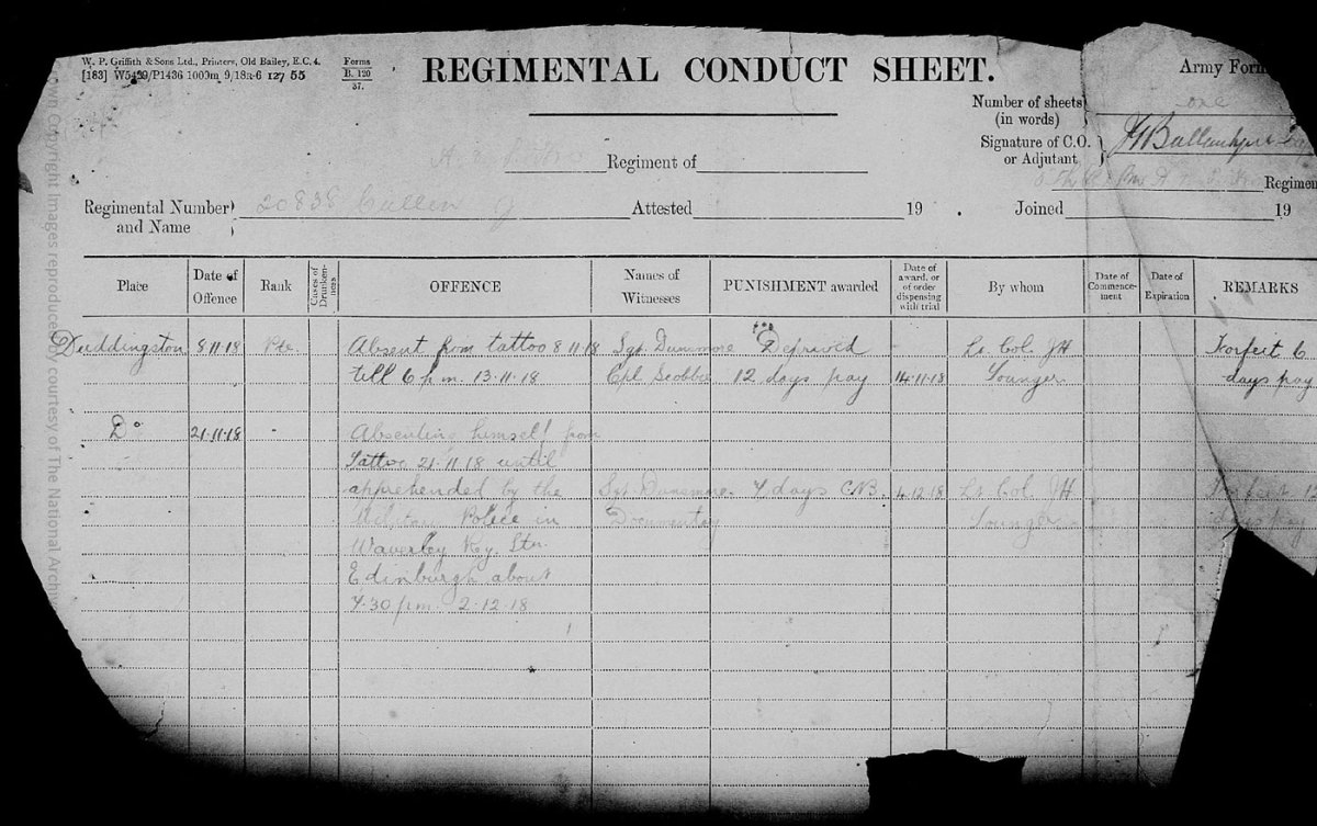 The Scottish Mutineer James Cullen – Communist Red Flags at Etaples Mutiny