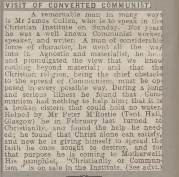 The Scottish Mutineer James Cullen – Communist Red Flags at Etaples Mutiny