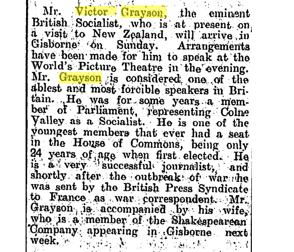 Victor Grayson: The Curious Case of the Disappearing MP & the Etaples ...