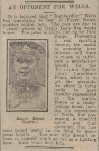 Harry Reeve - The Boxer, The Ripper and The Mutiny in France